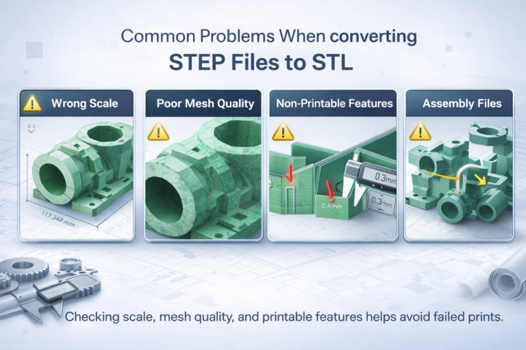 How to Convert STEP Files to STL for 3D Printing