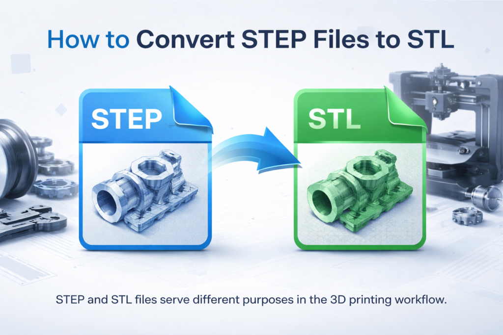 How to Convert STEP Files to STL for 3D Printing